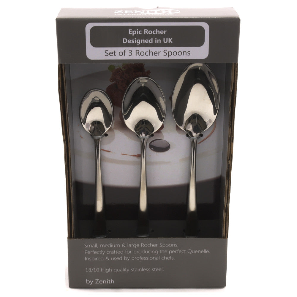 Rocher Chef Professional Catering Spoons Set of 3 – Chef-Hub
